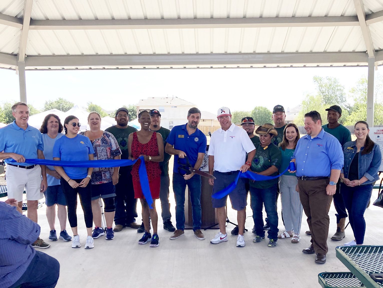 Buda celebrates opening of pavilion