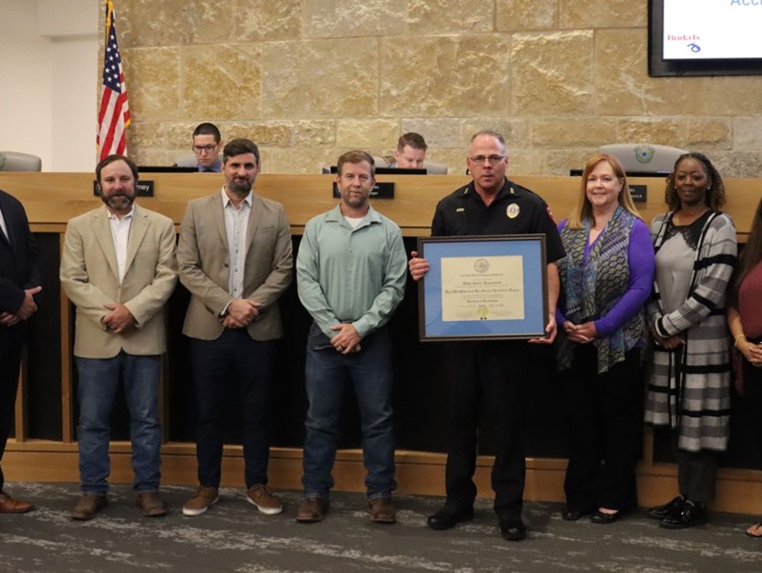 Buda PD awarded TPCA accreditation