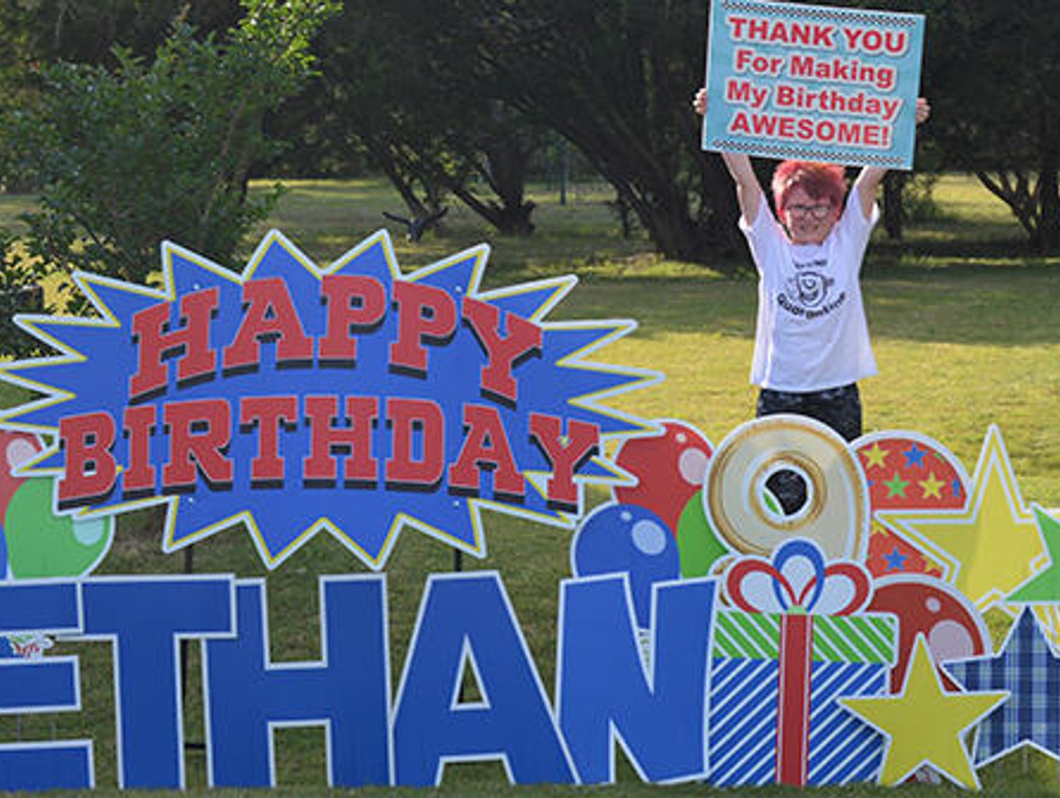Driftwood boy gets ‘cool car’ parade for 9th birthday