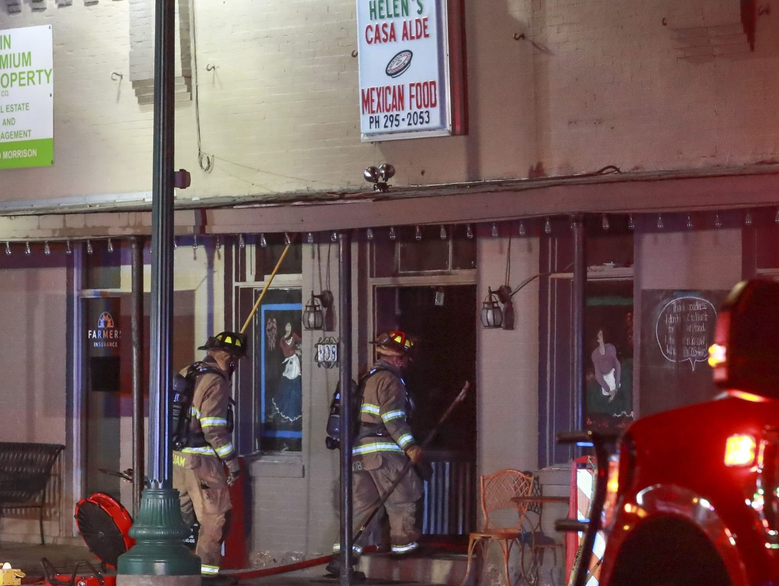 Fire damages iconic downtown Buda restaurant