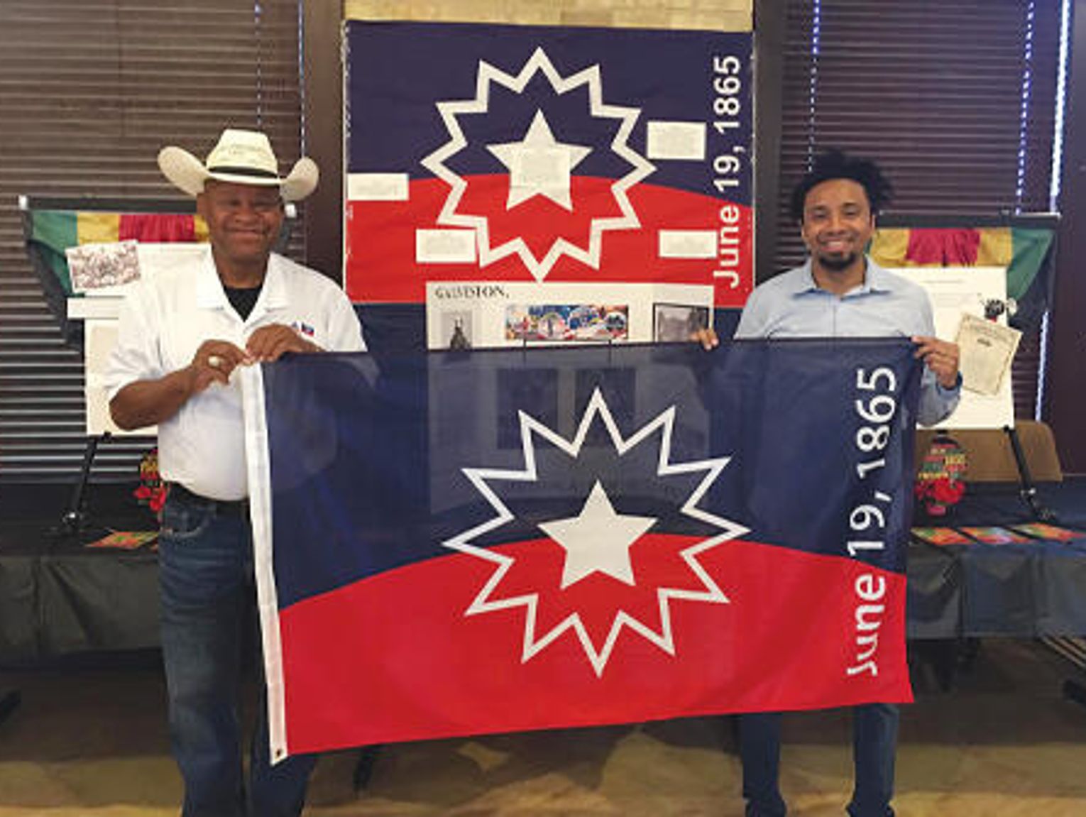Kyle Area Senior Zone celebrates with flag raising