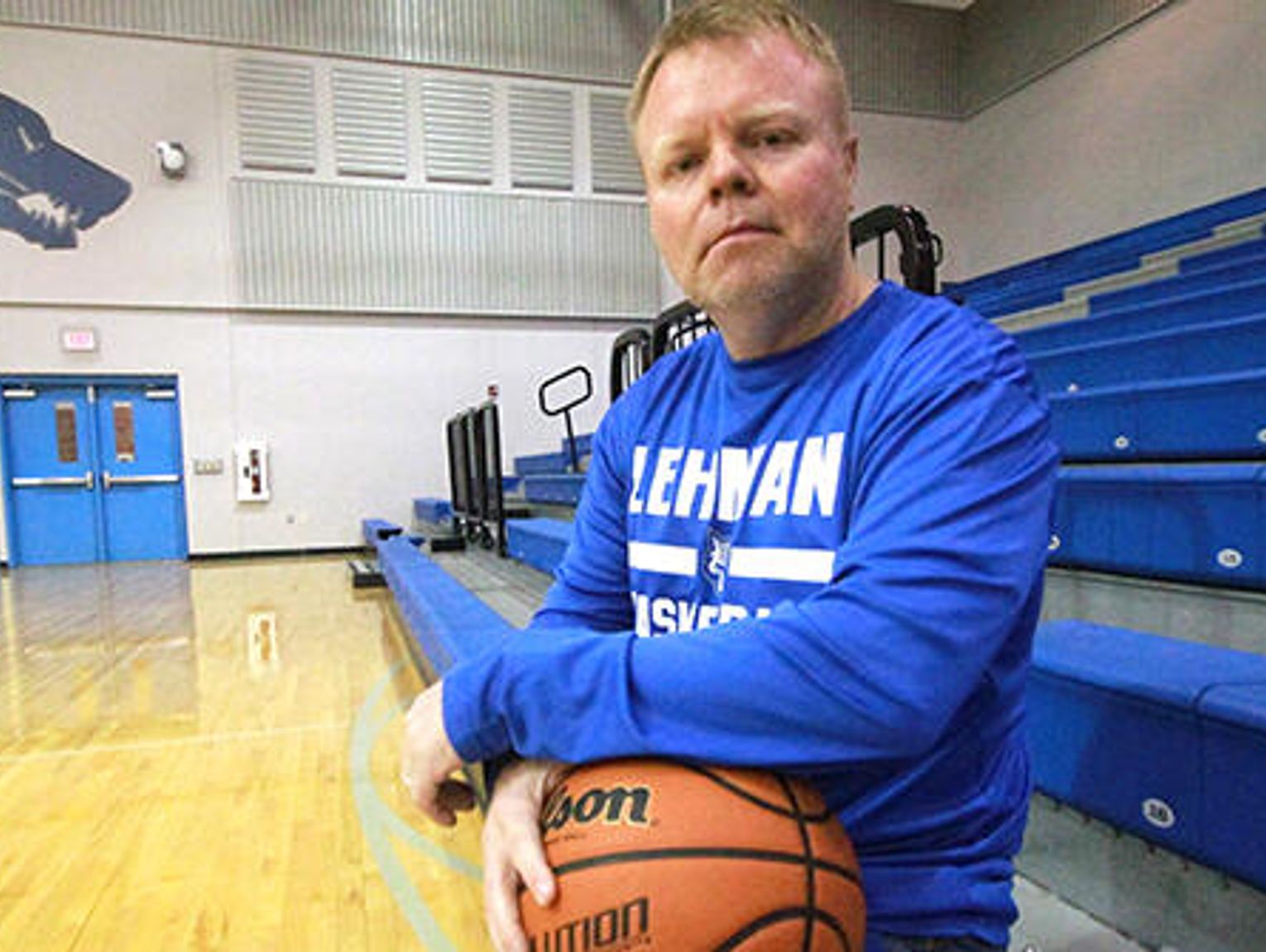 Lehman coach opens up his past to help students' futures
