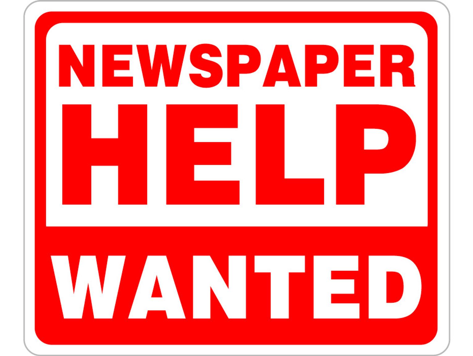 Newspaper Help Wanted