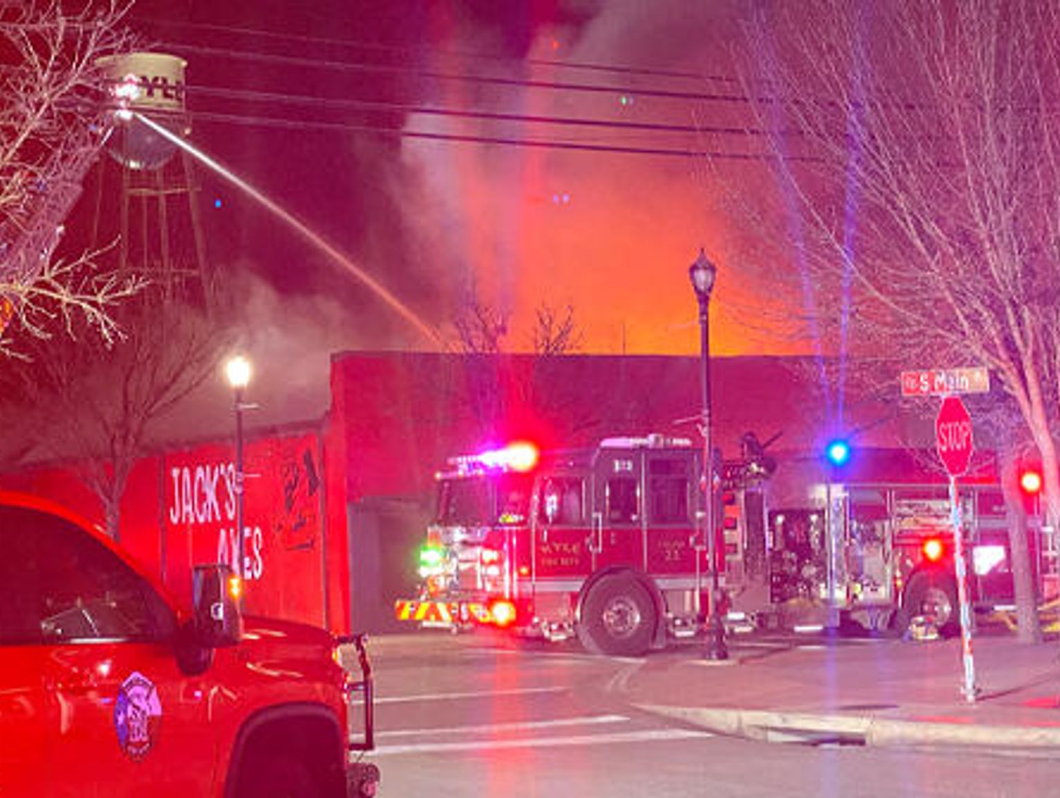 Two downtown Kyle businesses lost to fire