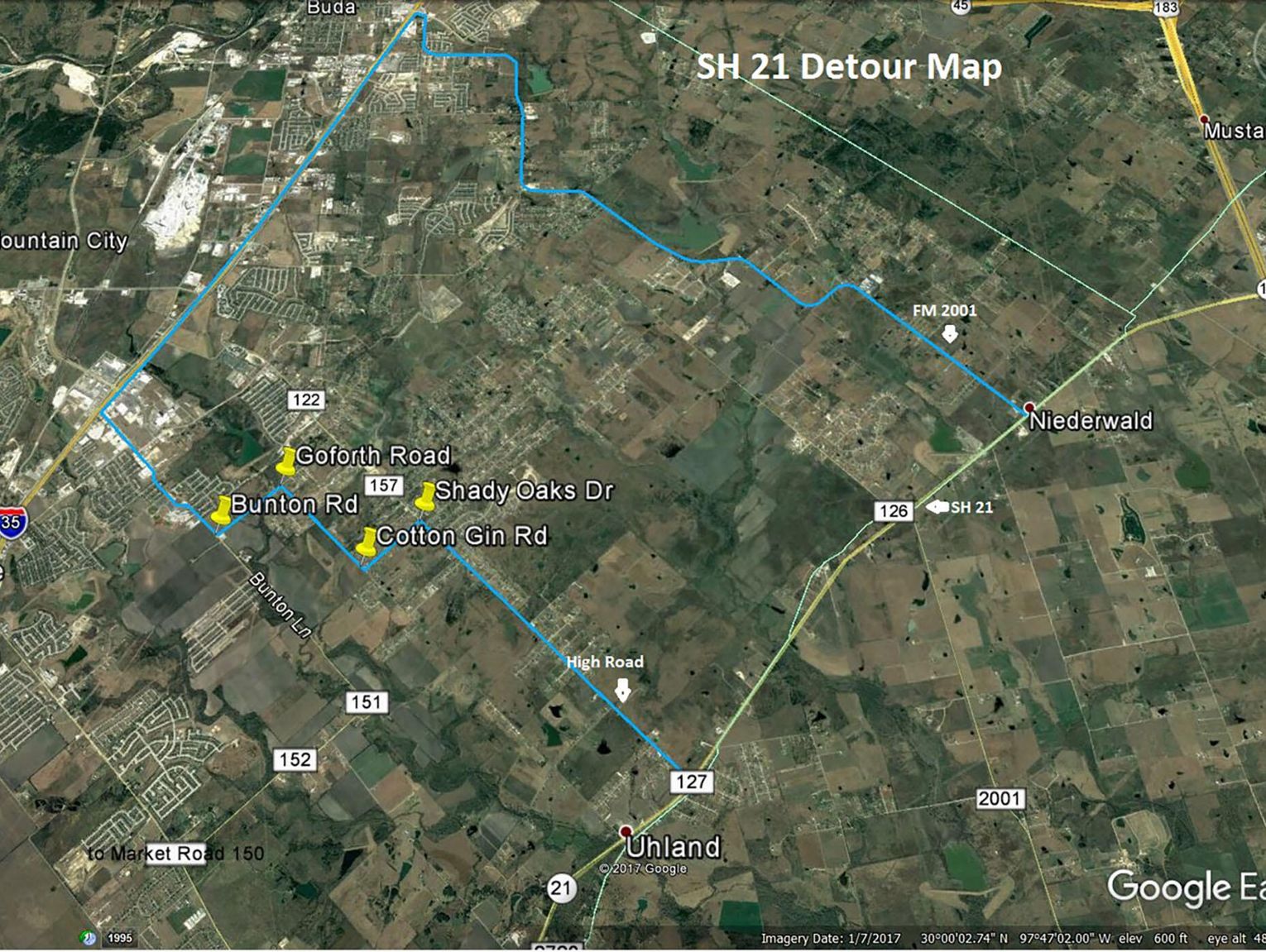 TxDOT to close Highway 21 to fix collapsed culvert