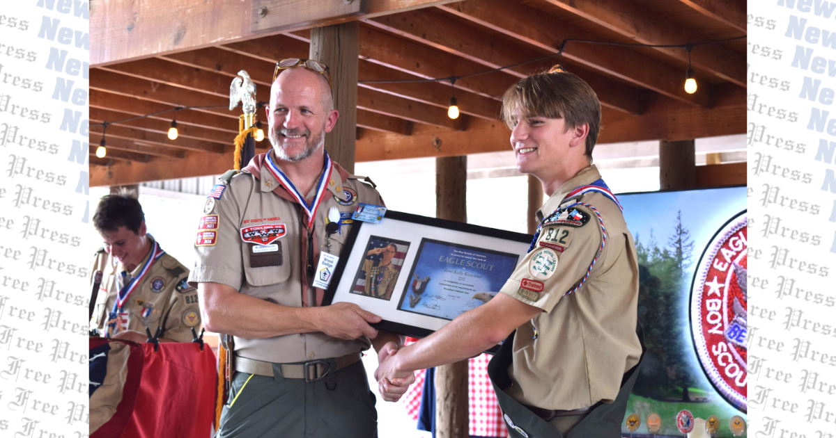 Hays High School graduate earns Eagle Scout rank