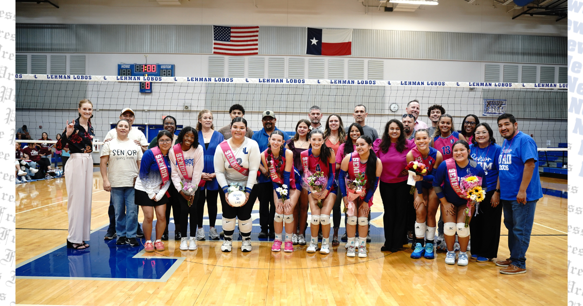 Lady Lobos volleyball celebrates Senior Night